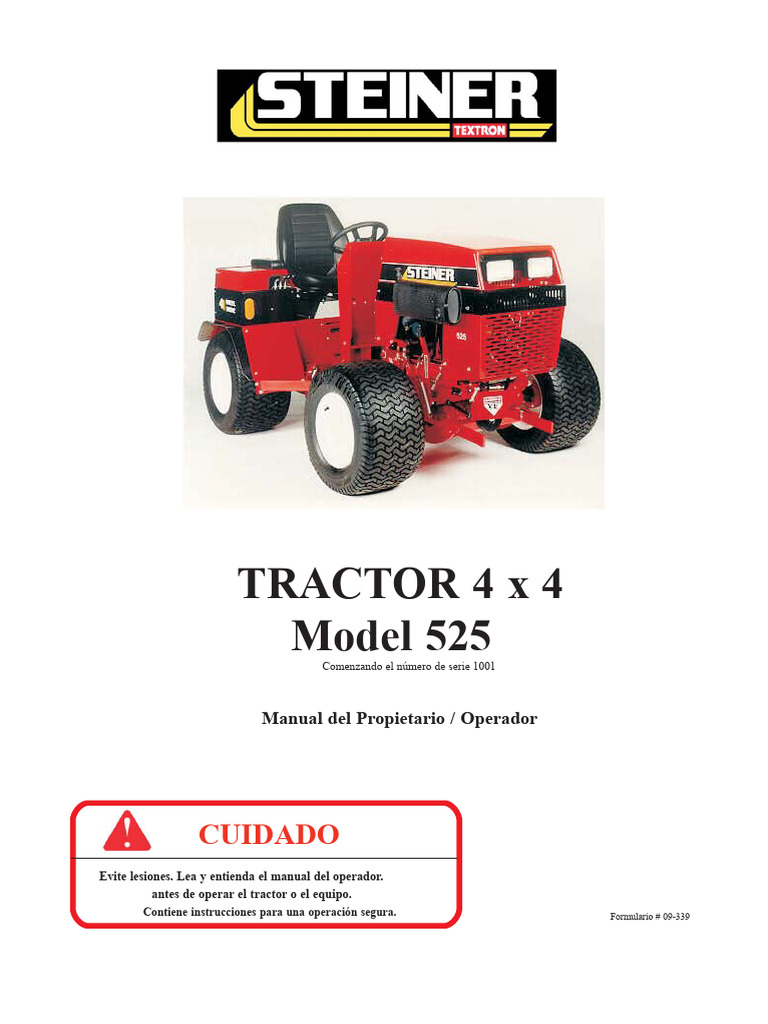 Steiner 525 Op | PDF | Tractor | Embrague