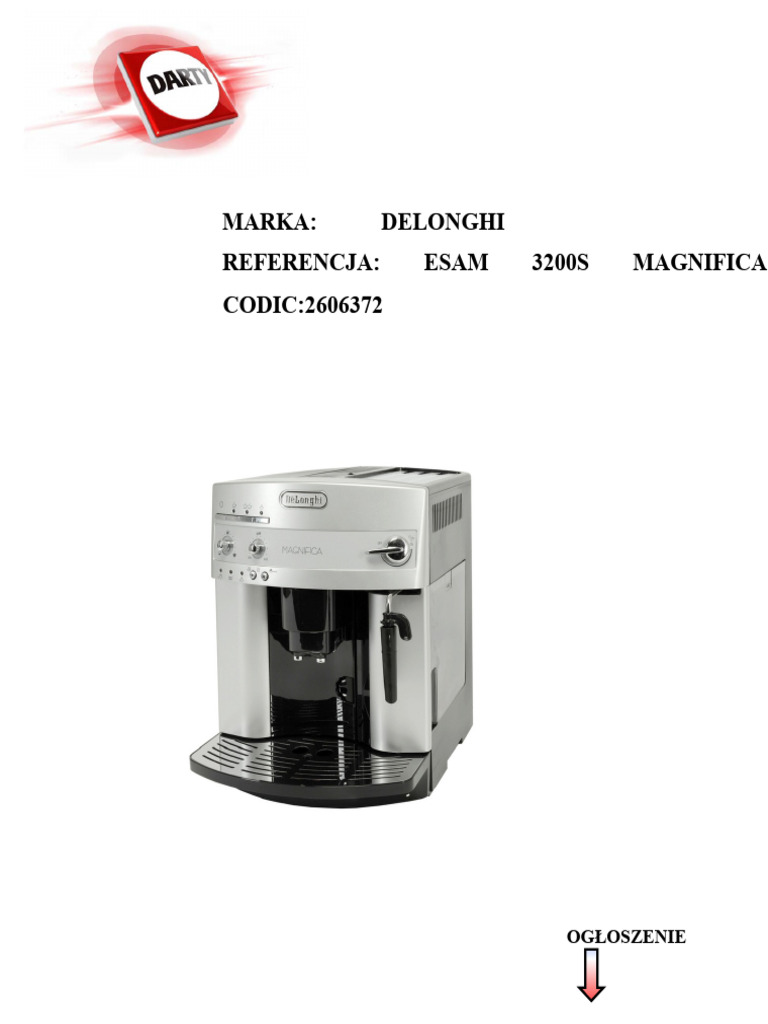 Delonghi Esam 3200 | PDF