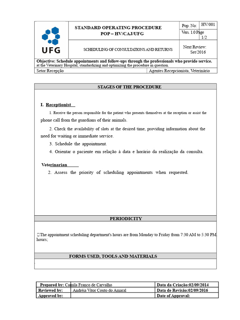 1 - Pop Scheduling of Consultations and Returns. | PDF | Health ...