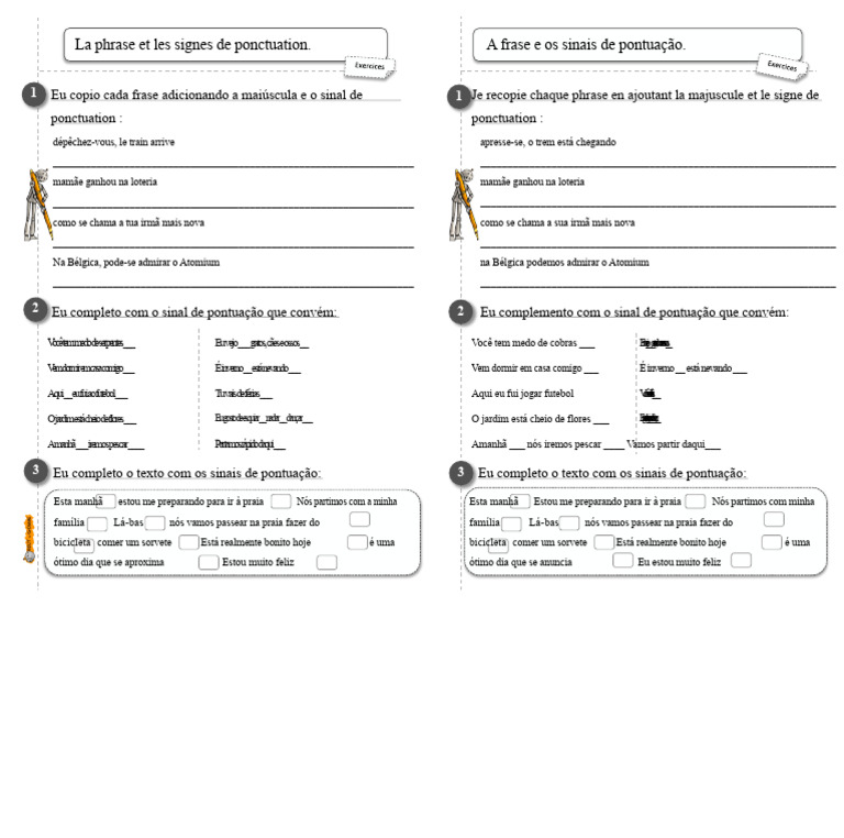 -G1-exercícios-a-frase-e-os-sinais-de-pontuação | PDF