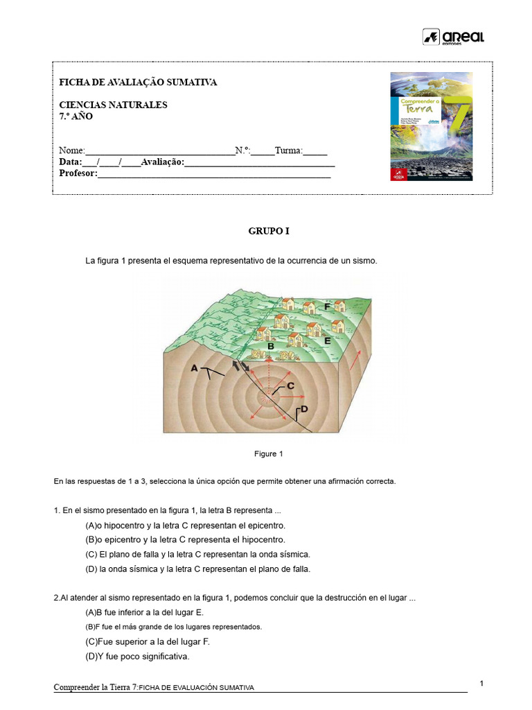 Prueba de la estructura interna de la Tierra | PDF | Temblores | Sismología
