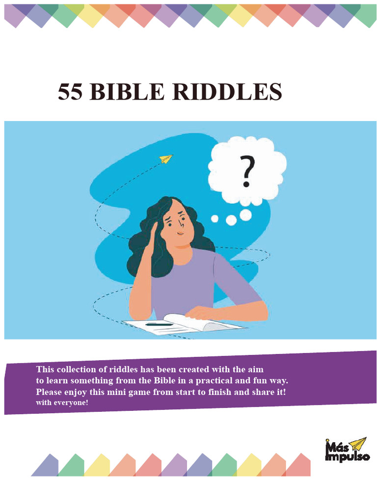 55 Bible riddles to enjoy with family | PDF | Book Of Genesis ...
