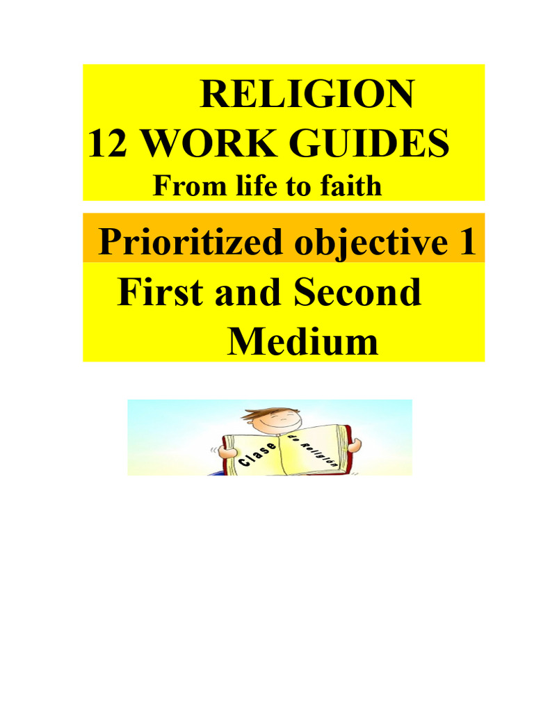 Religion. Prioritized OA Guides First Year of Secondary School | PDF ...