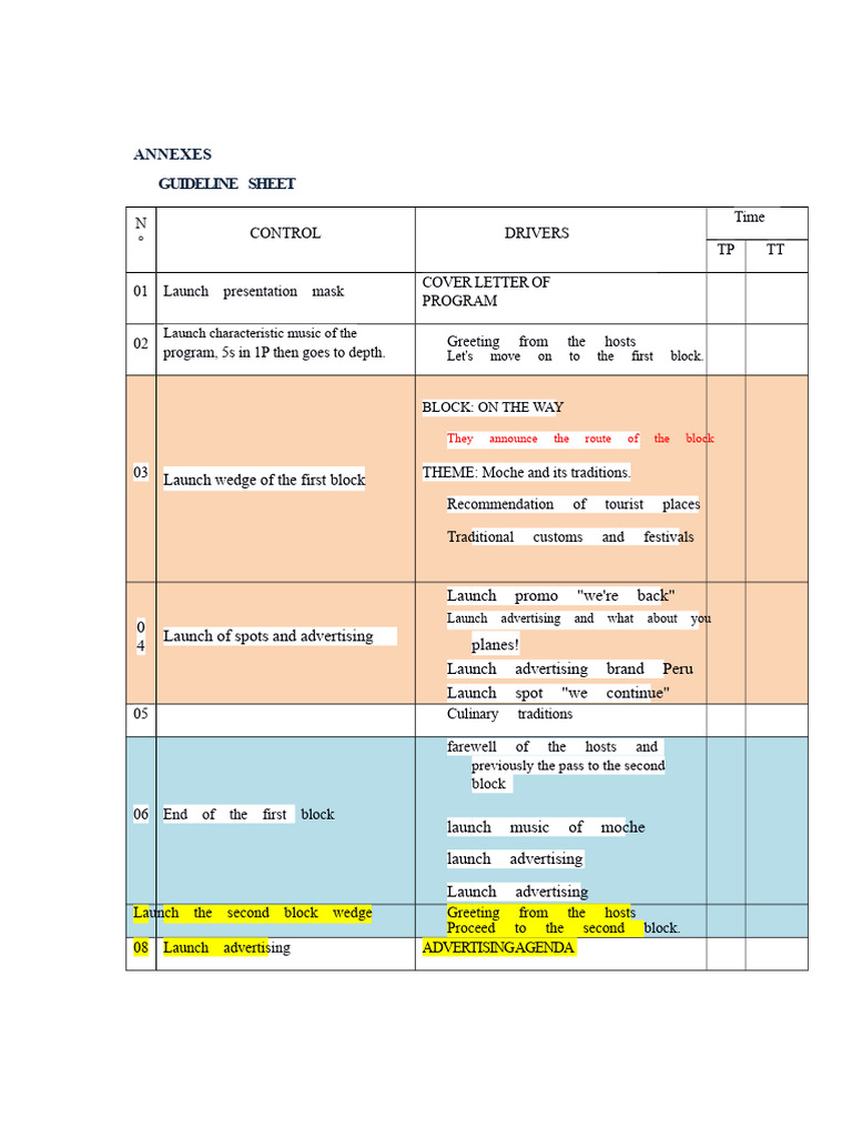 Radio Schedule | PDF | Entertainment