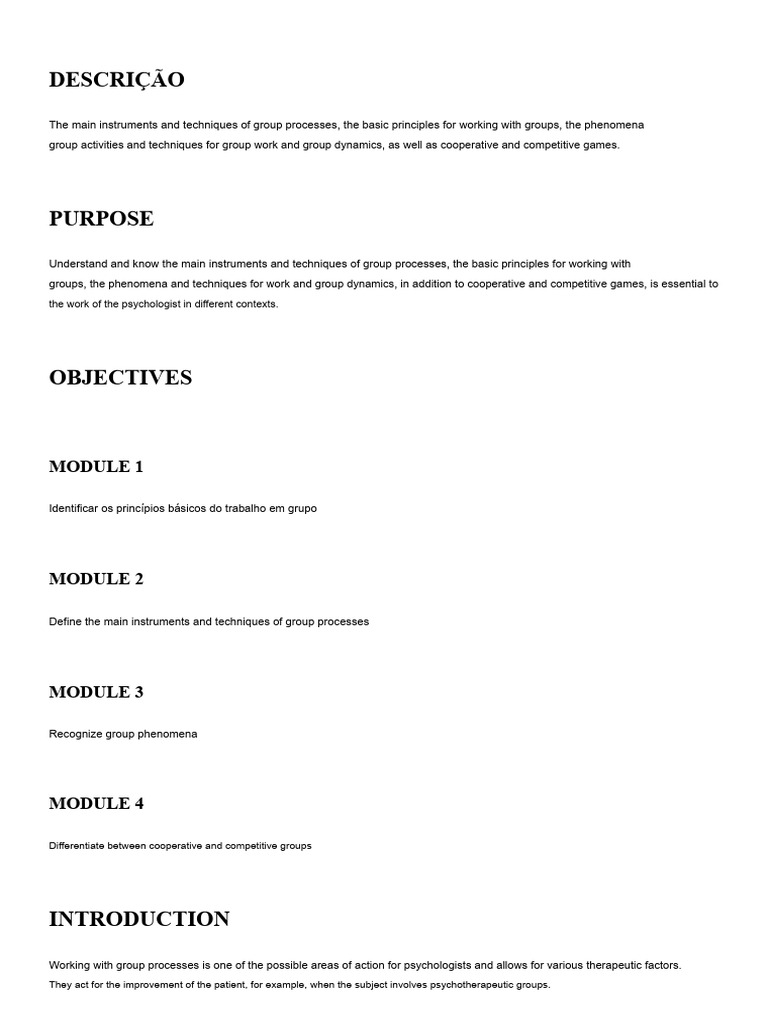 Group Process Techniques for Psychologists | PDF | Psychotherapy ...