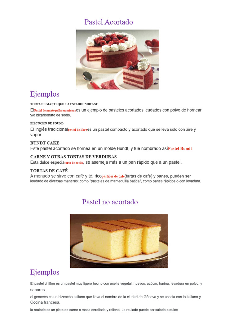 Pasteles | PDF