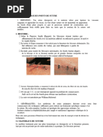 Types et techniques de points de suture | PDF | Suture (médecine ...
