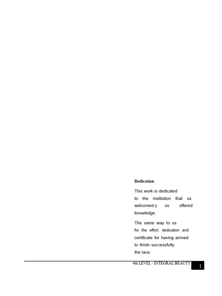 Final Project | PDF | Classroom | Beauty