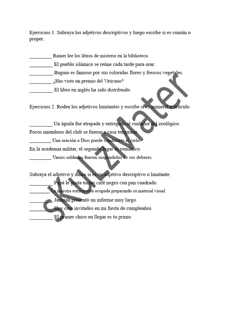 Adjetivos | PDF | Lingüística