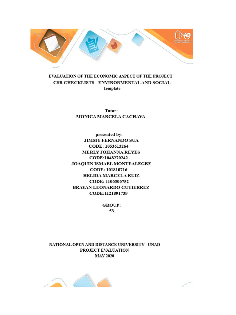 Appendix 1 - Excel Template - Project Evaluation.xlsx collaborative N | PDF | Internal Rate Of ...