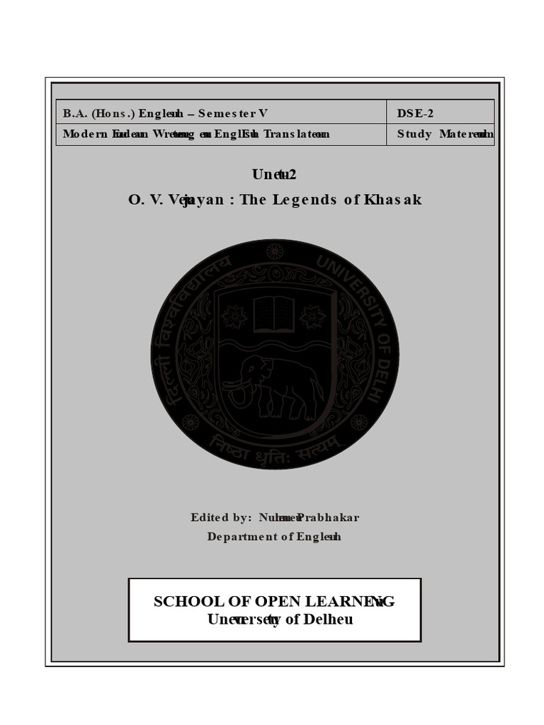 Análise de "As Lendas de Khasak" | PDF | Todos | Morte