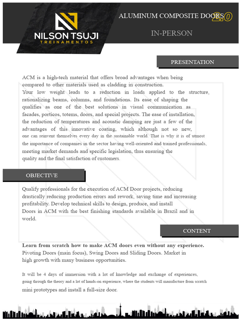 In-Person Course - ACM DOORS 2.0 | PDF