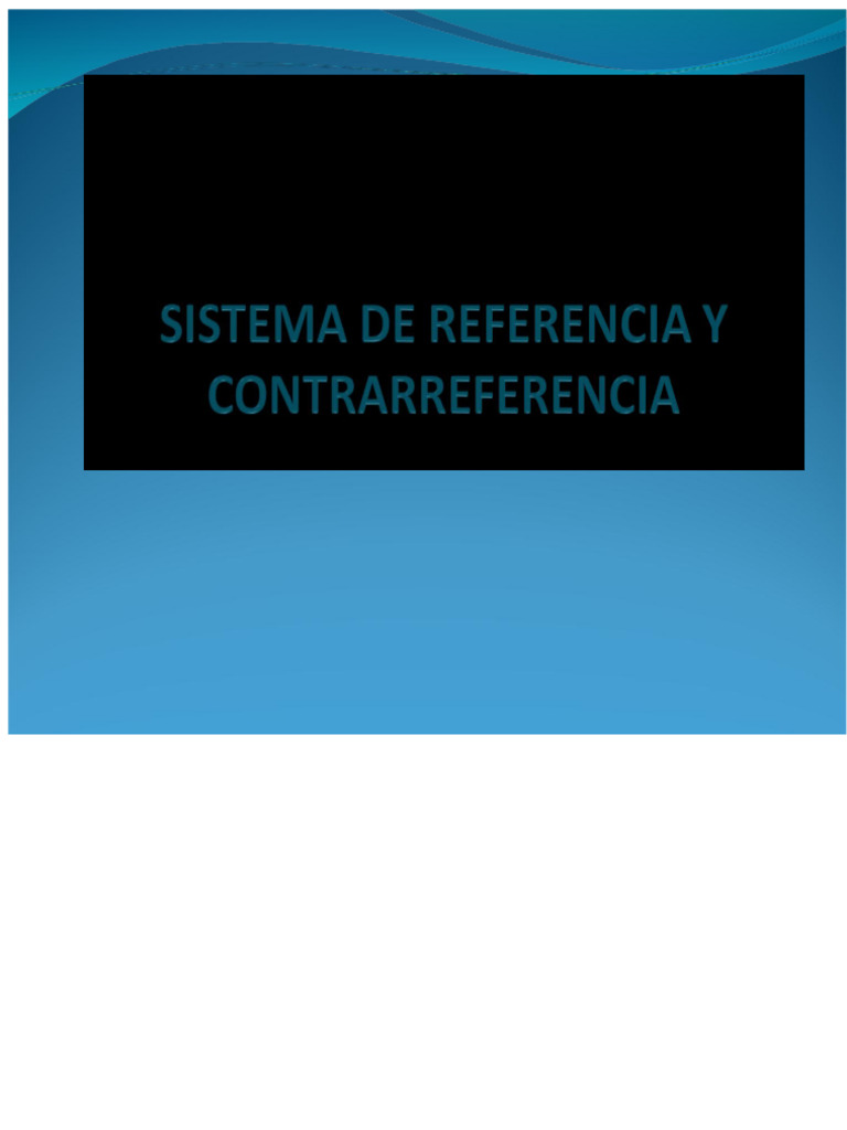 Reference and Counter-Reference System Slides | PDF | Health Care ...
