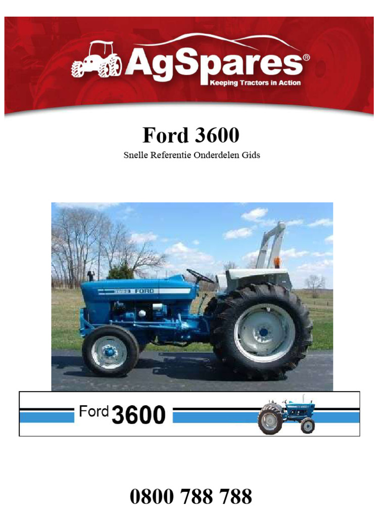 Ford 3600 Onderdeelcatalogus L | PDF