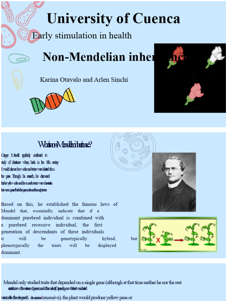 Non-Mendelian Inheritance | PDF | Dominance (Genetics) | Genotype