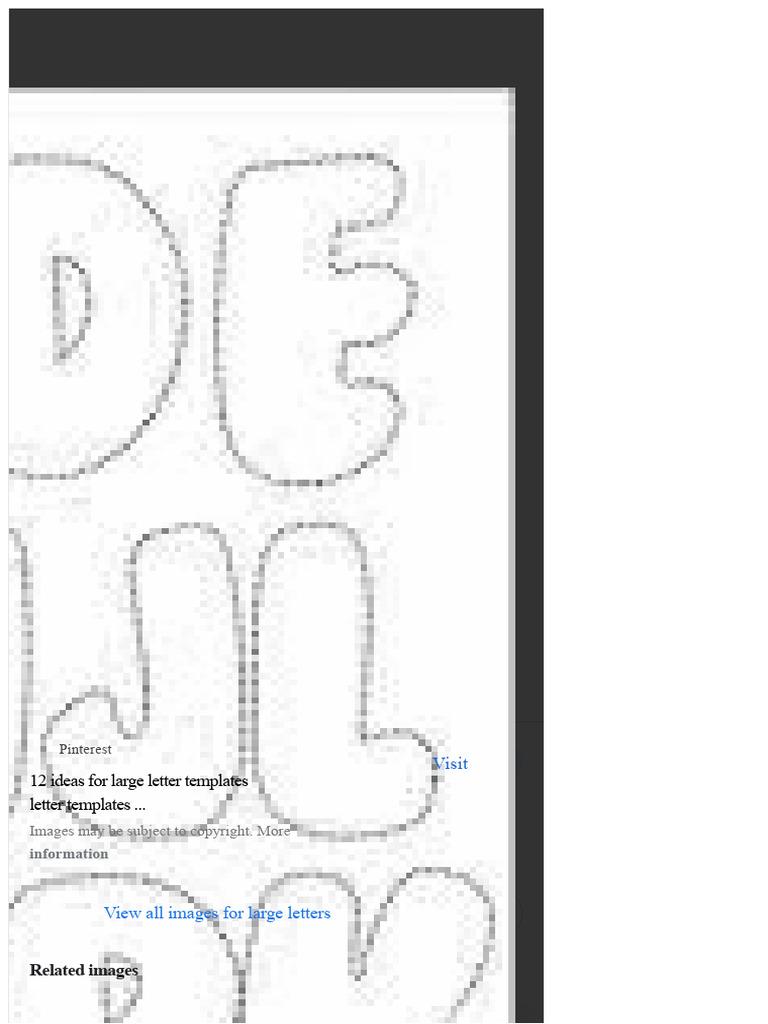 Large Letters - Search with Google | PDF
