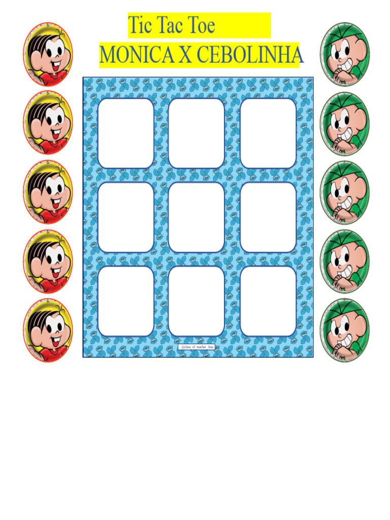 Tic-Tac-Toe Monica's Gang | PDF
