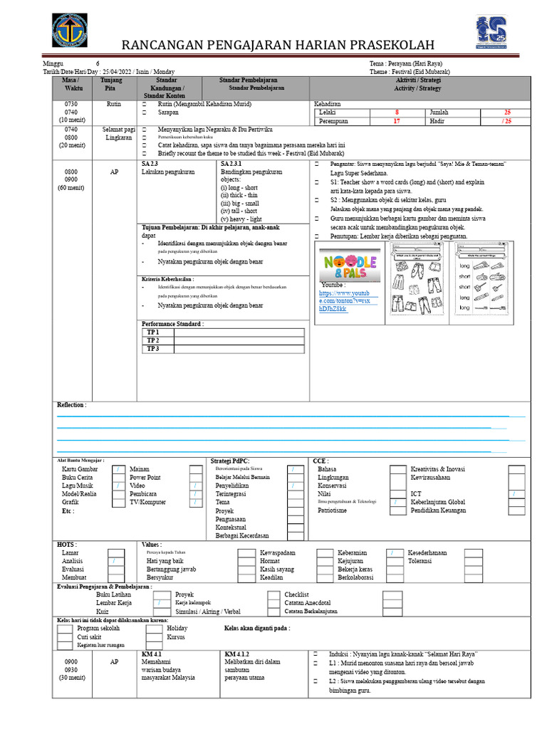 RPH PERAYAAN HARI RAYA | PDF