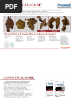 Fecal Scoring Guide for Dogs and Cats | PDF | Feces