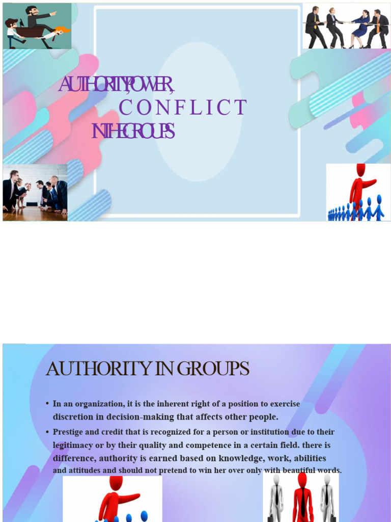 AUTHORITY, POWER, AND CONFLICT | PDF