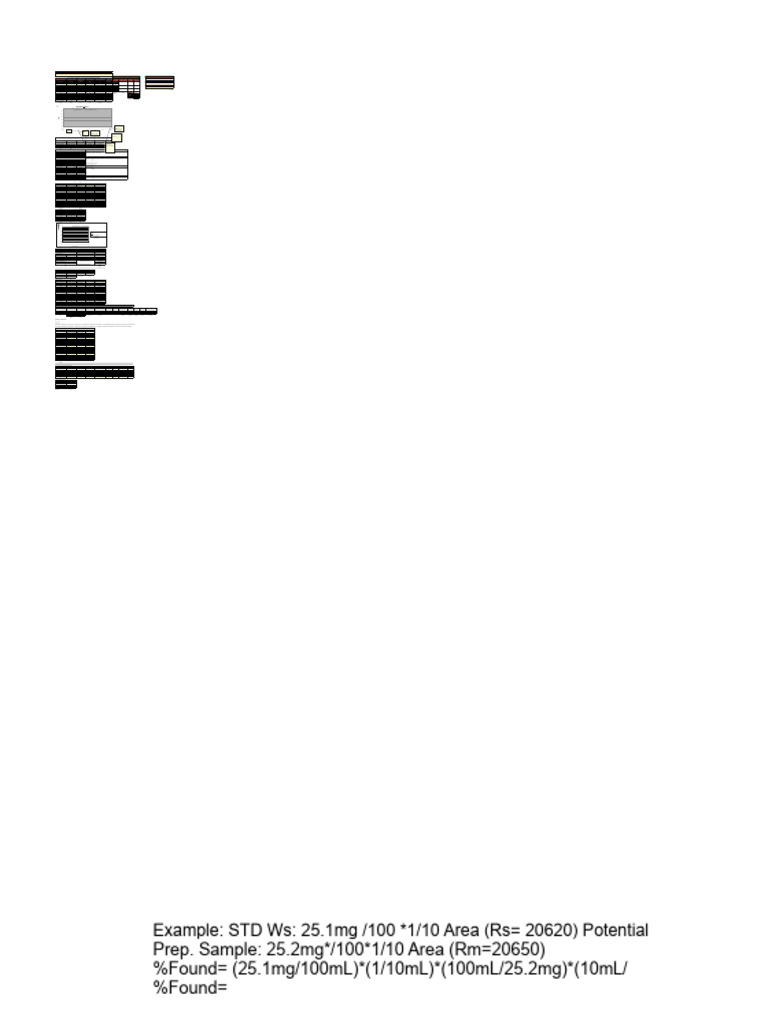 Excel Template for Validation Calculations | PDF