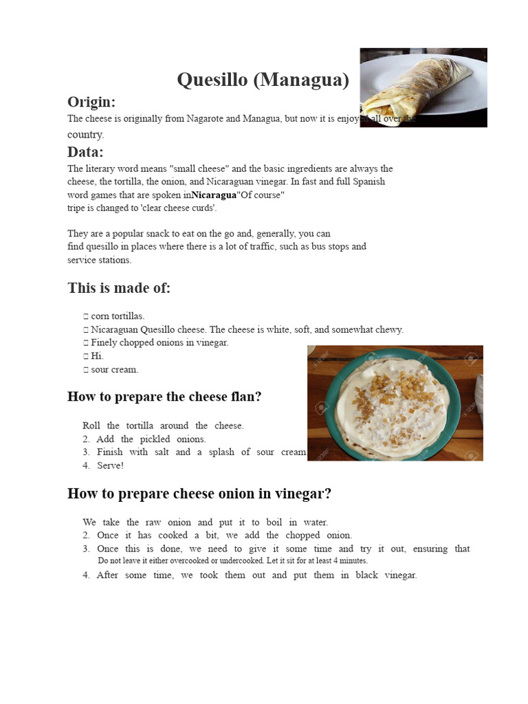 how to make quesillo | PDF