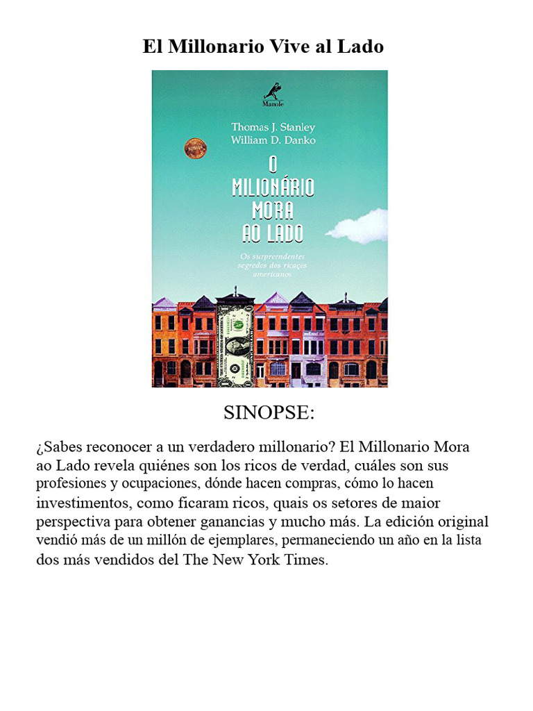 Descubre al Verdadero Millonario | PDF