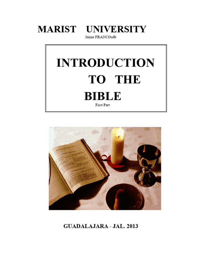 Introduction to the Bible | PDF | Revelation | Biblical Inerrancy