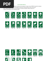 NFPA 170 Fire Safety Symbols Guide | PDF | Wall | Door