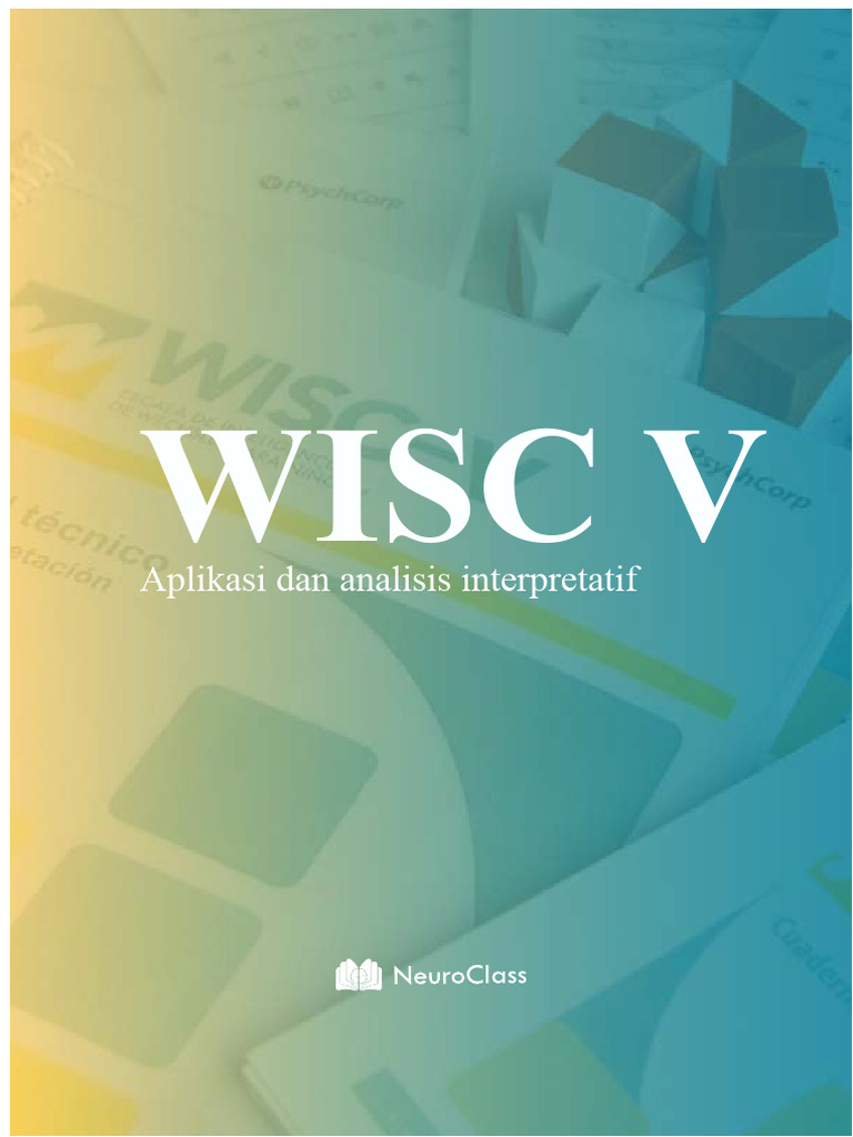Manual Aplikasi Dan Analisis Interpretatif WISC V | PDF