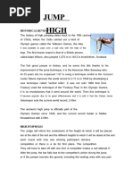 High Jump Competition Guidelines | PDF | Track And Field | Individual ...