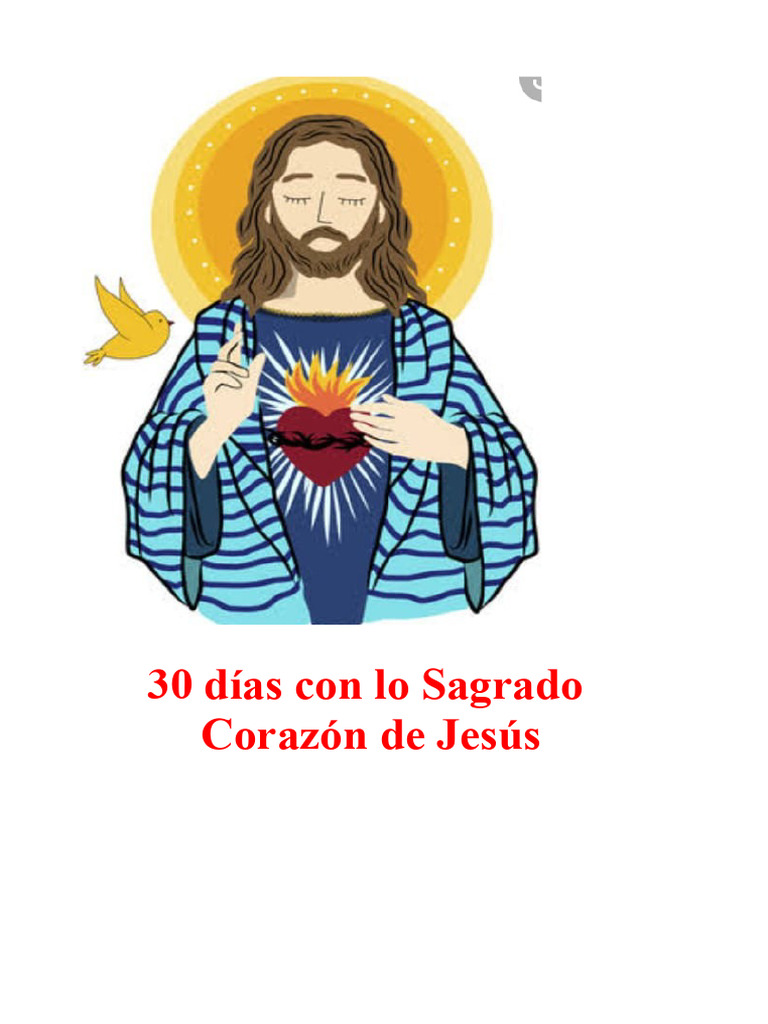 30 Días Con El Sagrado Corazón de Jesús | PDF | eucaristía | Amor