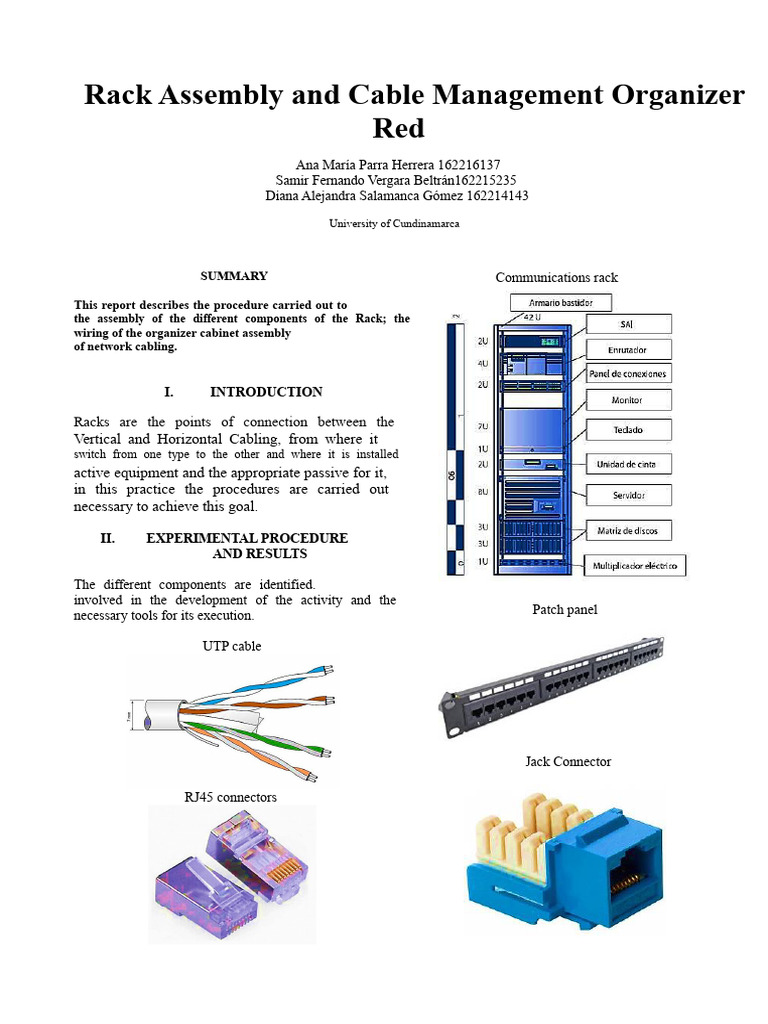 Rack Assembly | PDF | Manufactured Goods | Physical Layer Protocols