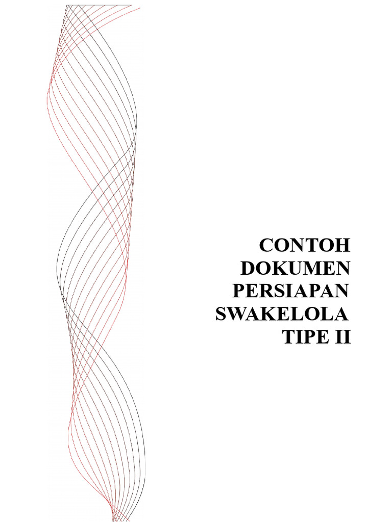Contoh KAK dan Surat Swakelola Tipe II | PDF