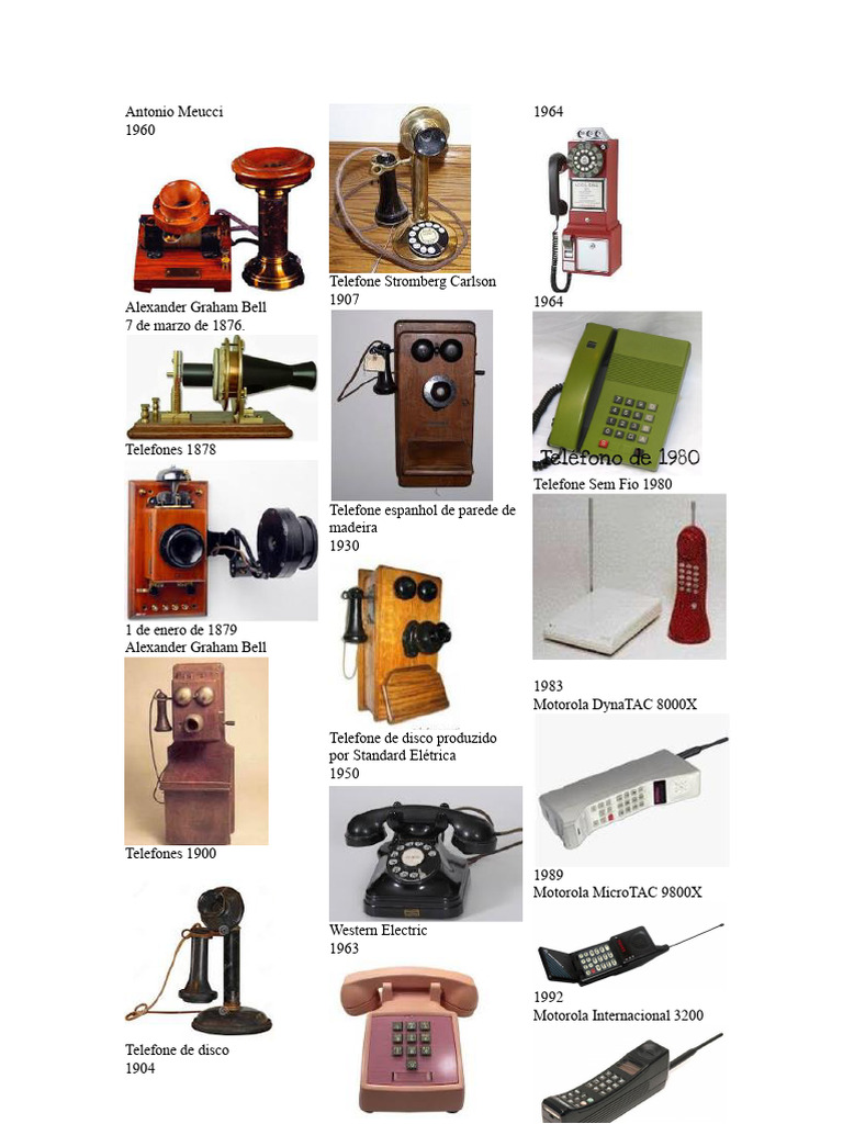 Evolução dos Telefones e Smartphones | PDF | Smartphone | Nokia