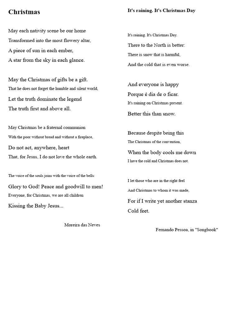 251244738-Poems-Christmas | PDF | Christmas | Nativity Of Jesus