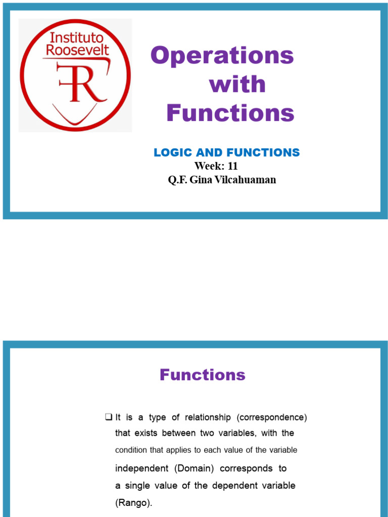 Operations with Functions Explained | PDF
