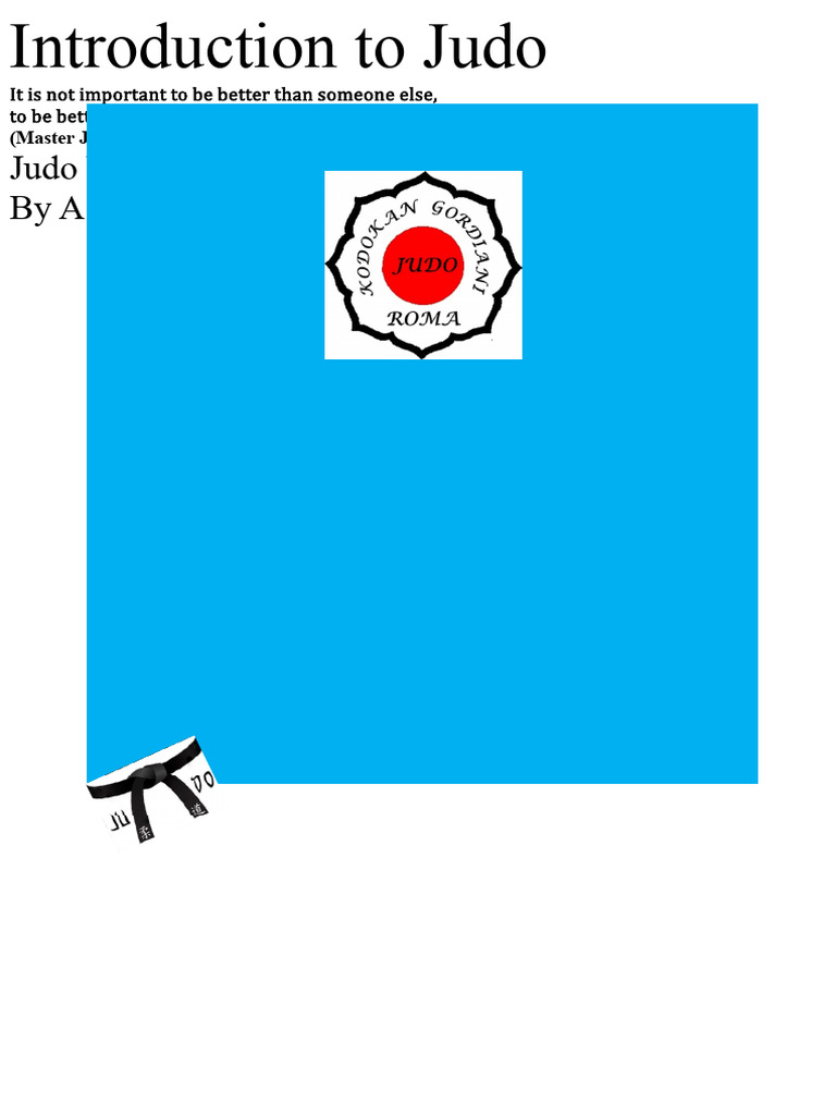 booklet-judo-Copy | PDF | Judo | Japanese Martial Arts