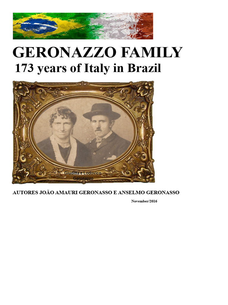Geronazzo Family: 173 Years in Brazil | PDF | Michelangelo