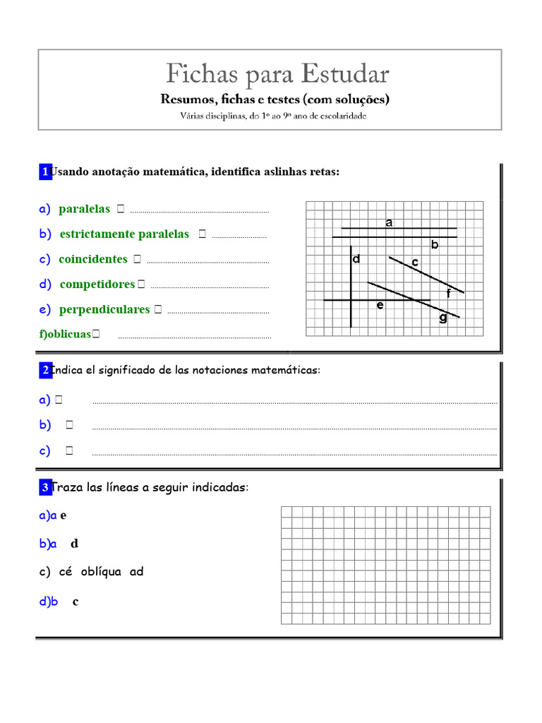 Identificación y trazado de líneas rectas | PDF | Perpendicular ...