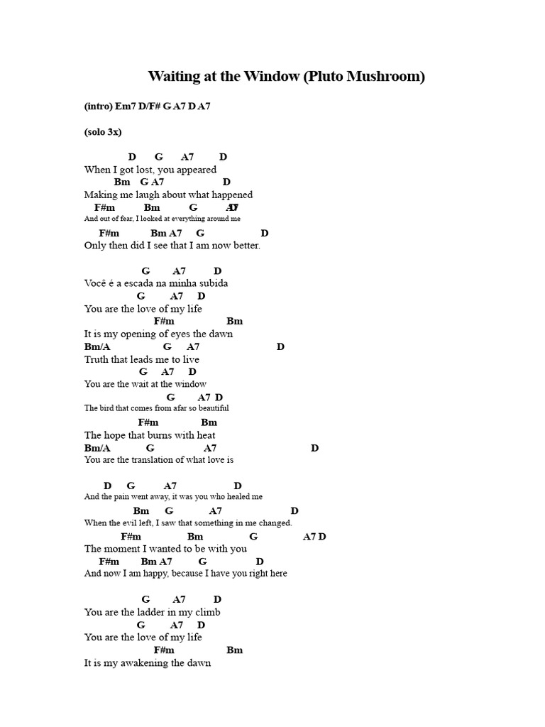 "Waiting at the Window Lyrics" | PDF