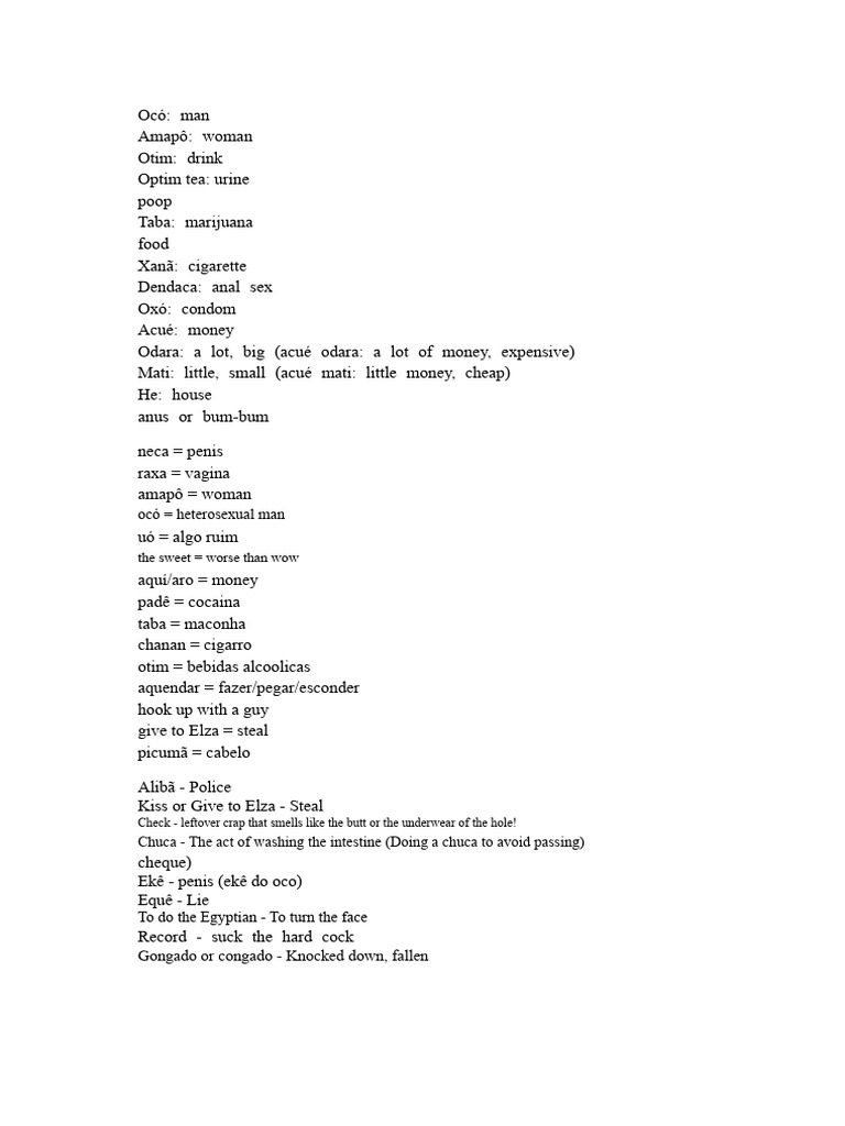 Slang | PDF