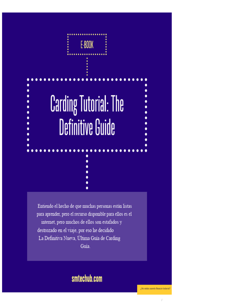 Tutorial Definitivo de Carding PDF en 2020 PDF | PDF | Suplantación de ...