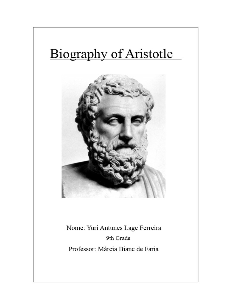 Biography of Aristotle: Philosopher's Life | PDF | Aristotle | Plato