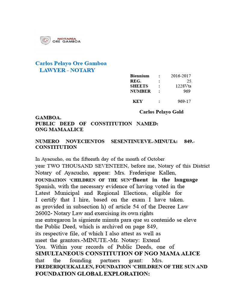 Public Deed | PDF | Notary Public | Government