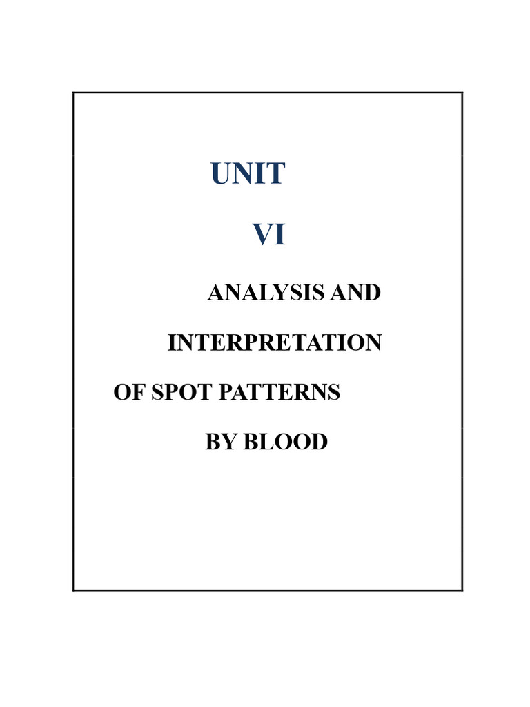Blood Stain Pattern Analysis in Forensics | PDF | Viscosity | Liquids
