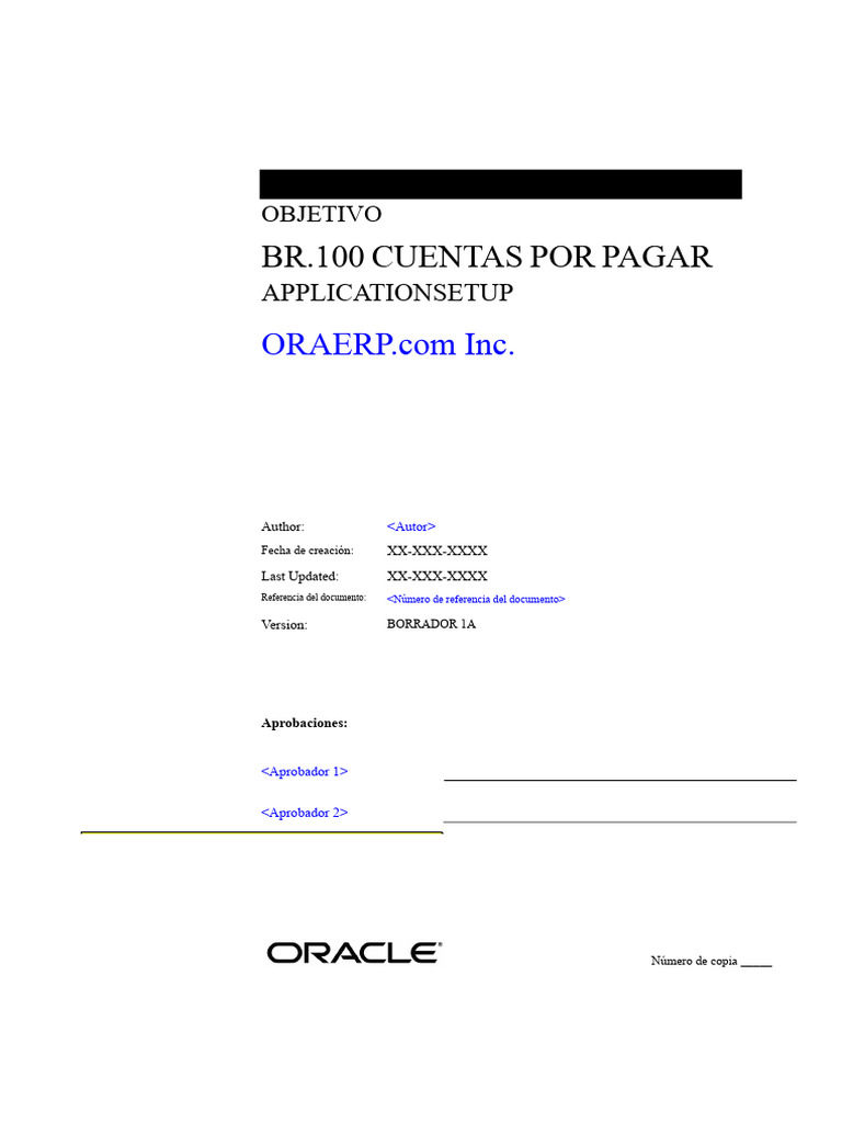 BR100 Cuentas Por Pagar | PDF