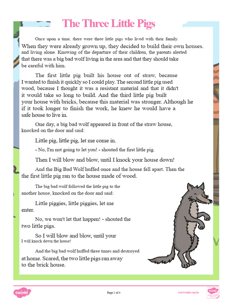 BR P 1629106348 Text Interpretation Activity The Three Little Pigs ...