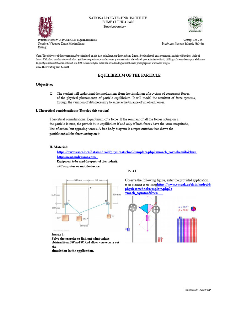 Practice_2_ Force_balance_particle_2_final_22_1 (2) | PDF | Force | Physics
