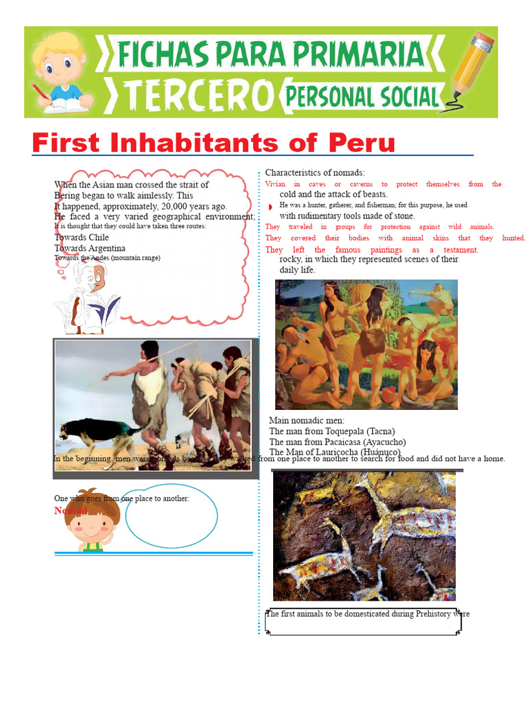 First Inhabitants of Peru: Nomads to Sedentary | PDF | Nomad | Hunting